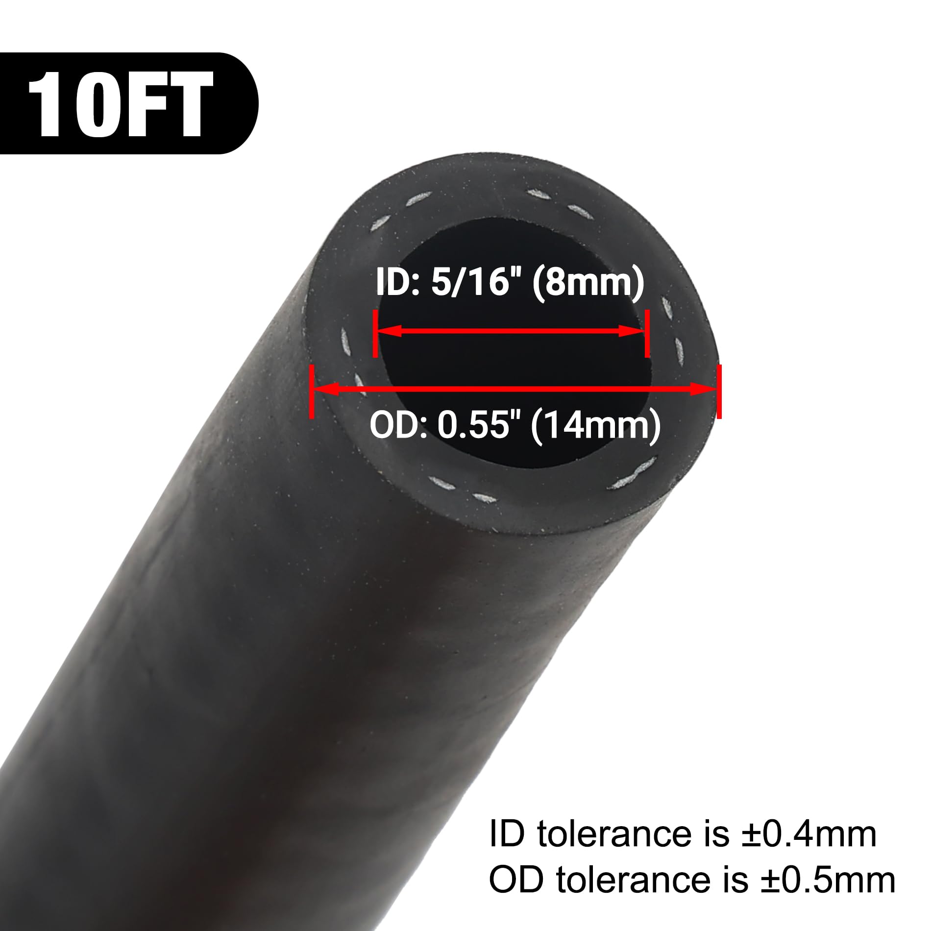 Snapklik.com : 5/16 Heater Hose Coolant Radiator Straight 100PSI SAE ...