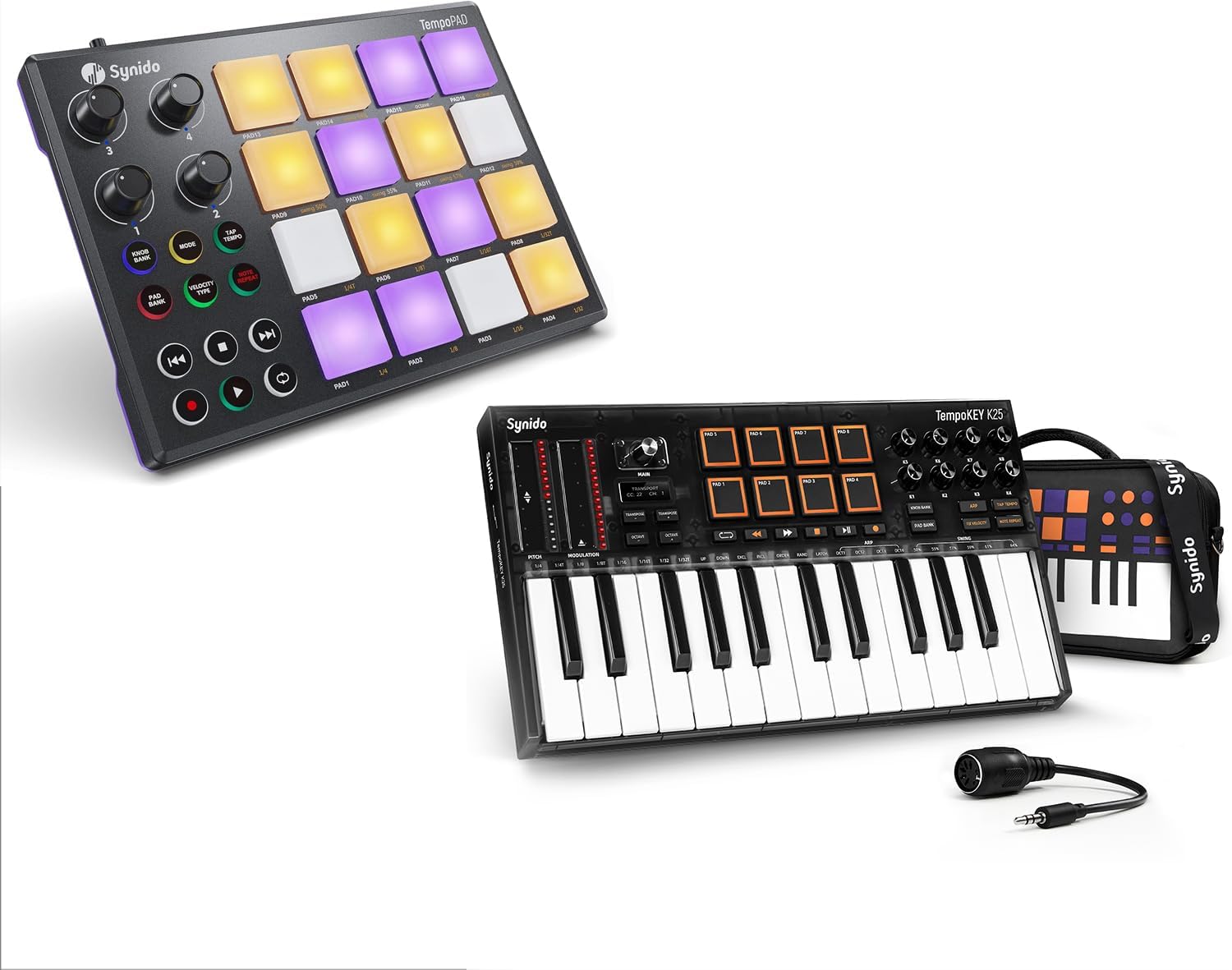 Amazon.com: Synido MIDI Pad Beat Maker Machine with Synido MIDI ...