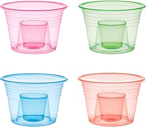 Amazon.com: Party Essentials Soft Plastic Bomber Shot Cups, Jager ...