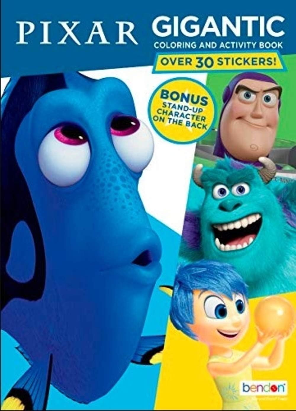 Amazon.com: Disney Pixar 192-Page Coloring and Activity Book; Dory Nemo ...