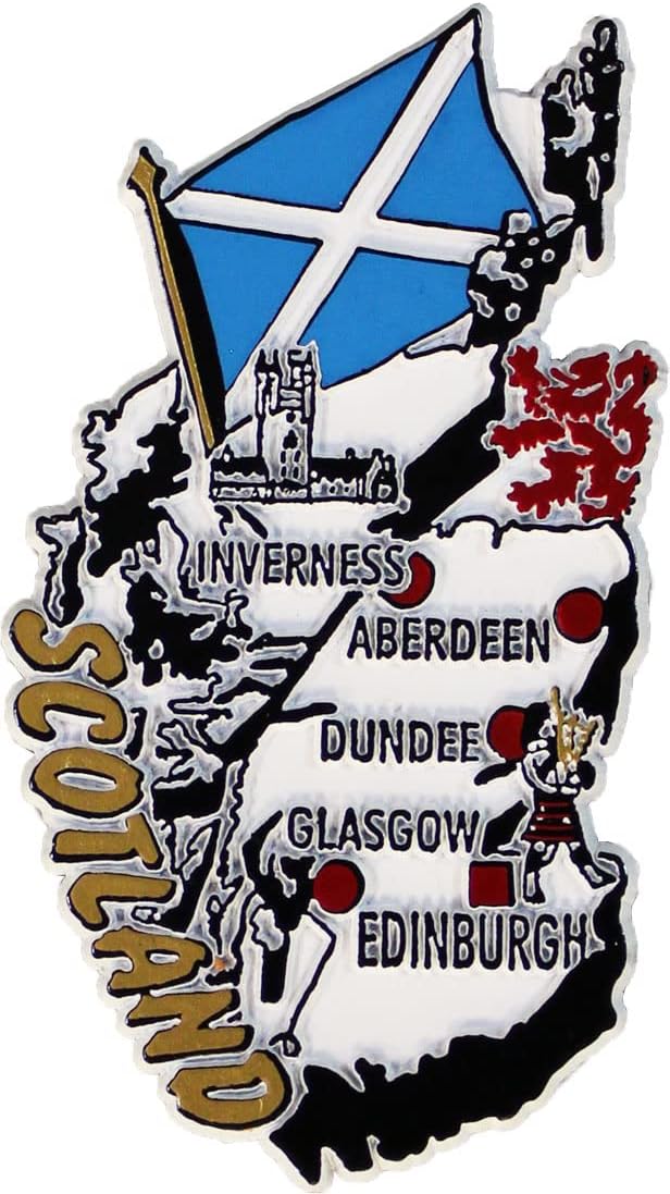 Amazon.com: Scotland Country Outline Refrigerator Magnet, Approximate ...