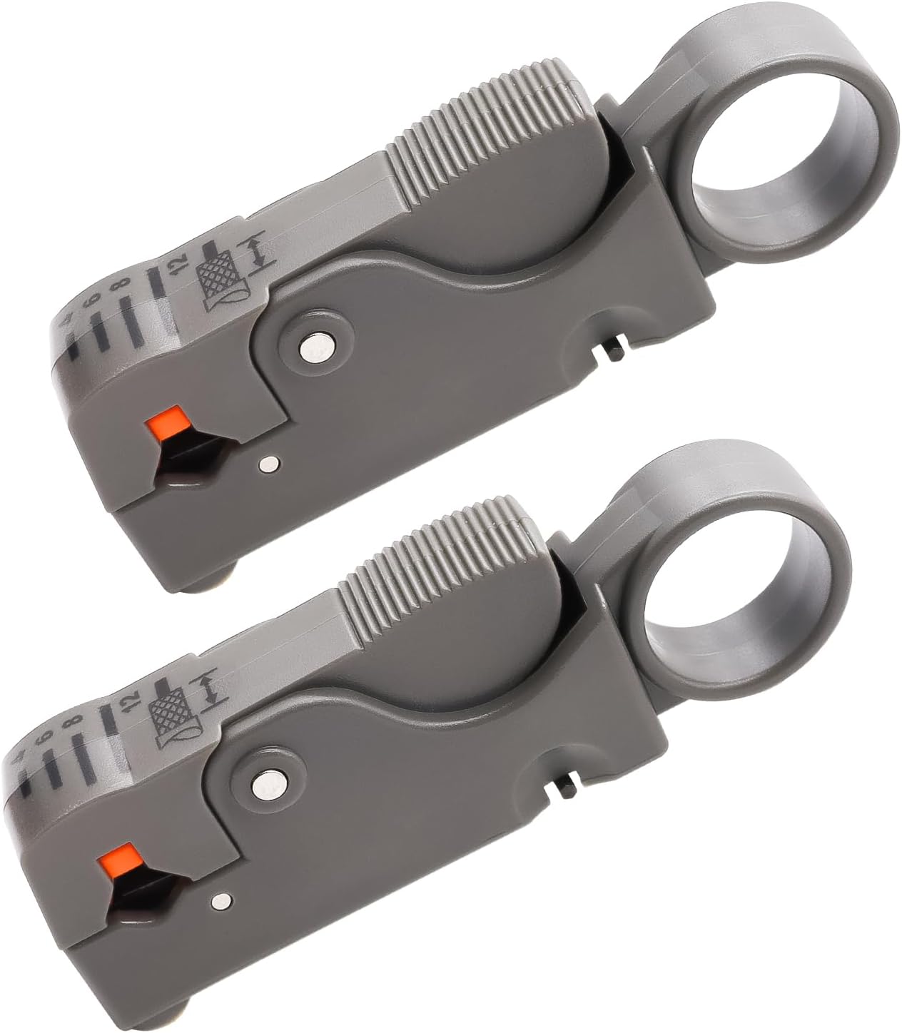 uxcell RG6 RG11 Coaxial Cable Stripper, Double Ended Coax Stripping ...