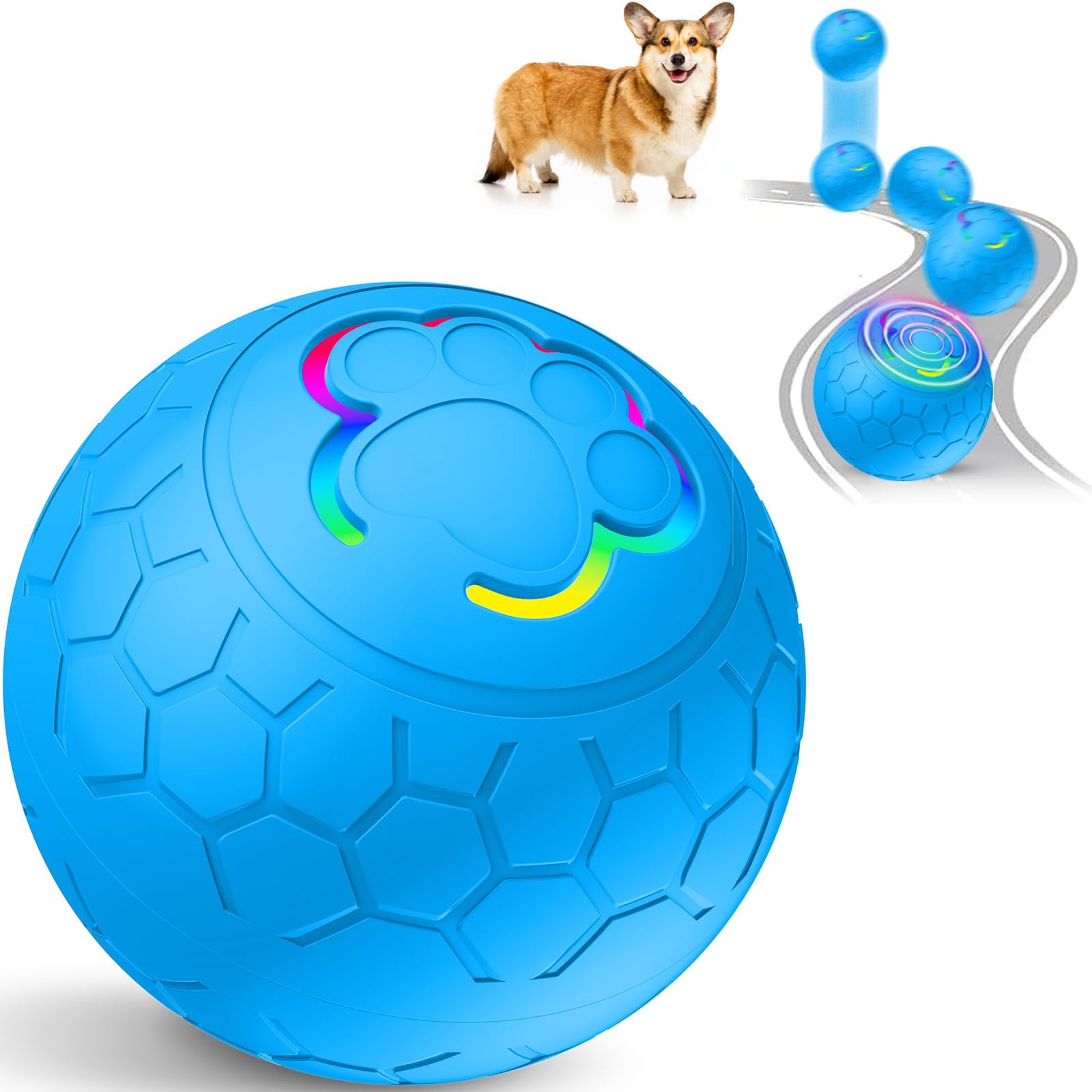 Amazon.com : BUPIHUKA Interactive Dog Toys for Boredom- Rechargeable ...