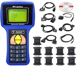 Amazon.com: Tassteen T300 Key Programmer T300 Auto V23.9 Car Key Maker T300 Code Programmer Key ...