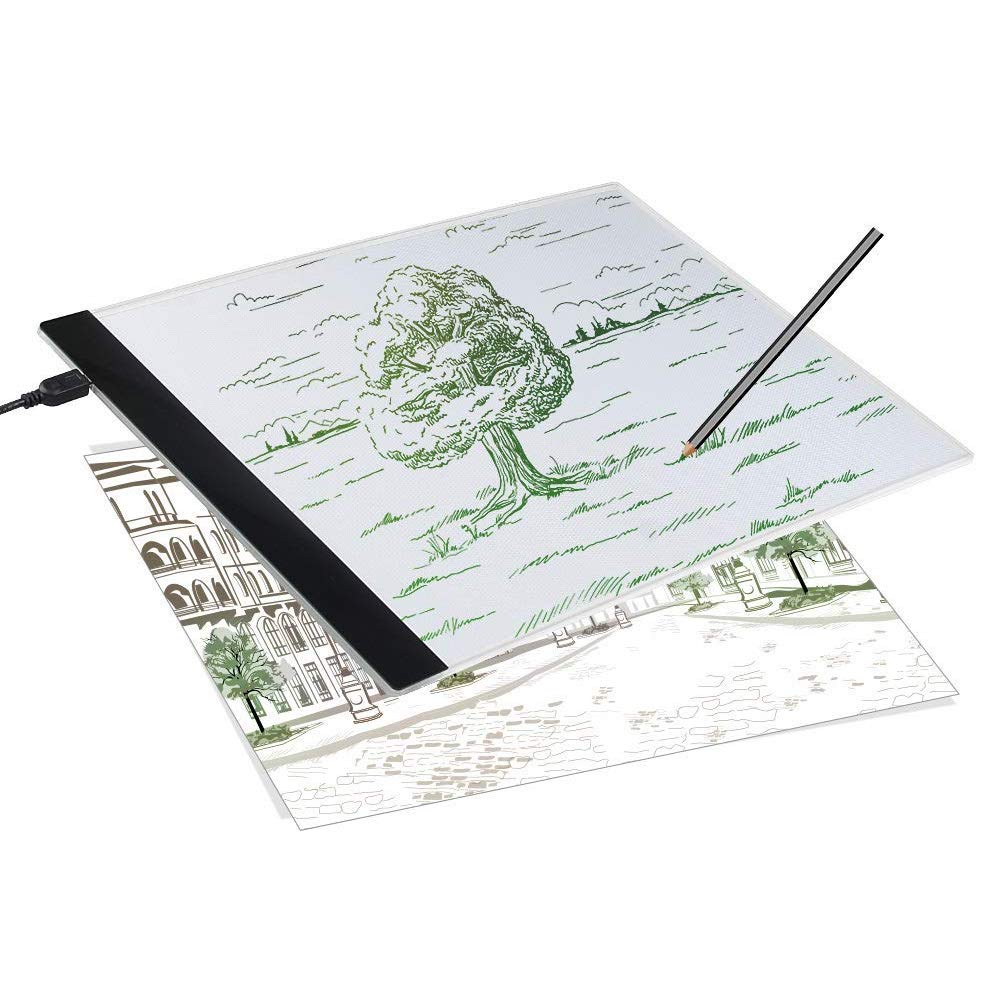Buy Light Box Drawing, A4 Light Box LED Copy Board Drawing Light Pad ...