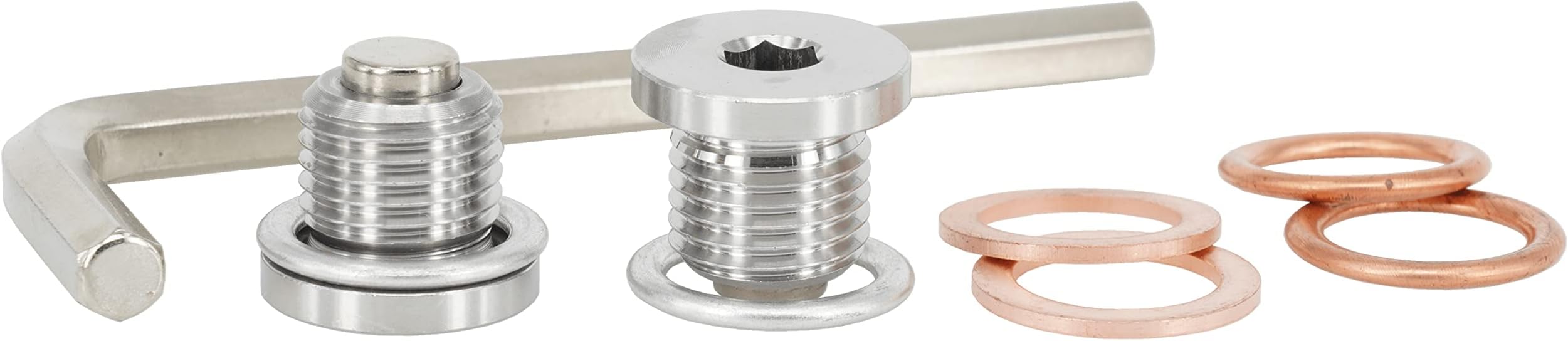 Amazon.com: Dsnaduo 2PCS Stainless Steel Magnetic Oil Drain Plug Fit ...