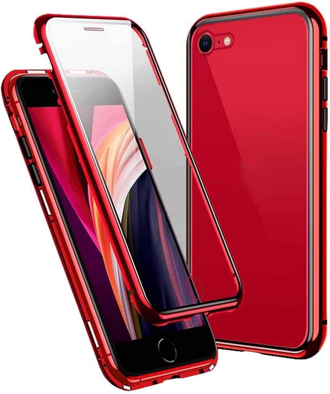 Amazon.com: SCRUBY Magnetic Clamshell Case for Apple iPhone SE 2ND ...