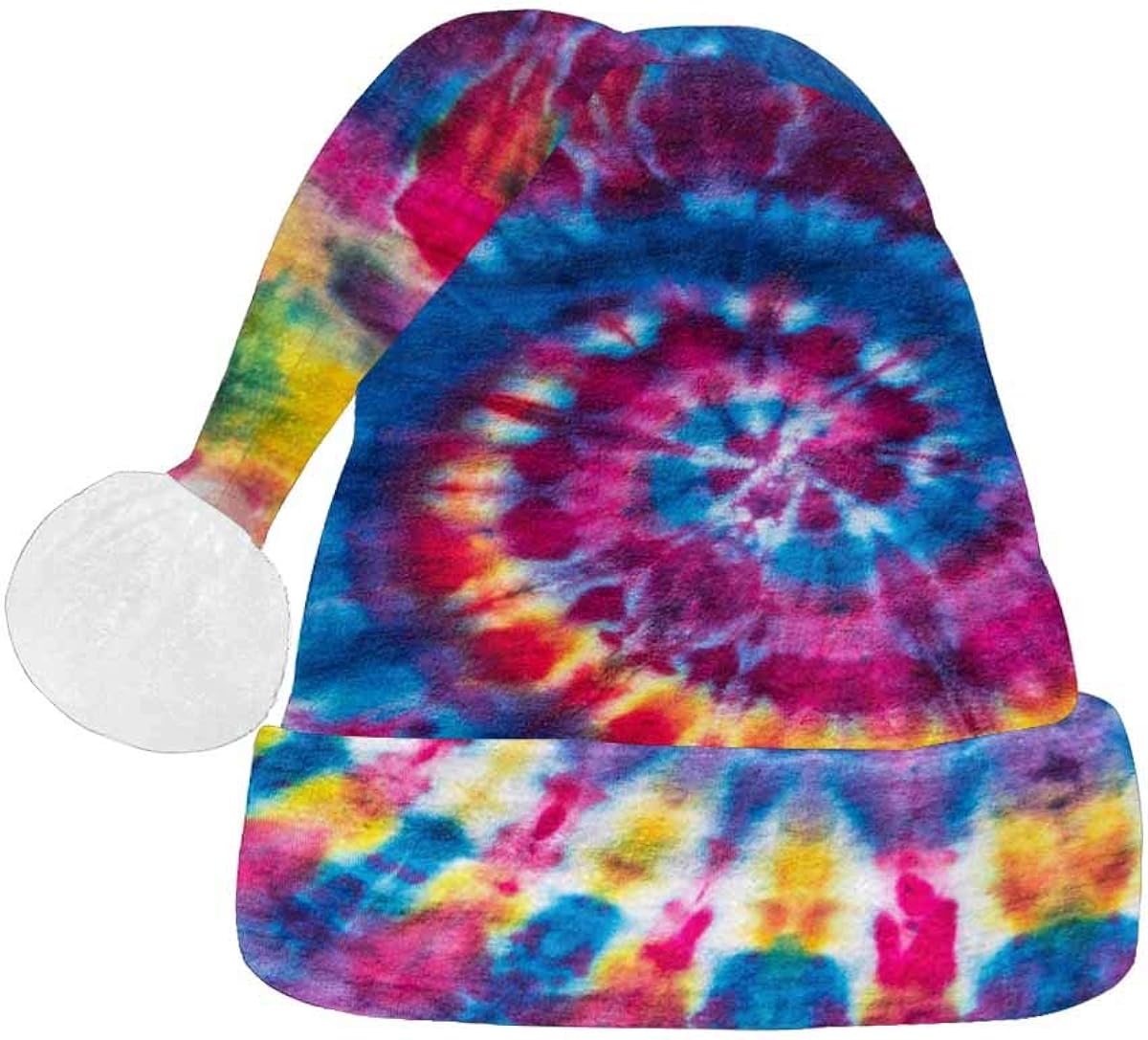 Amazon InterestPrint Psychedelic Ice Tie Dye Swirl Pattern Santa amazon-interestprint-psychedelic-ice-tie-dye-swirl-pattern-santa