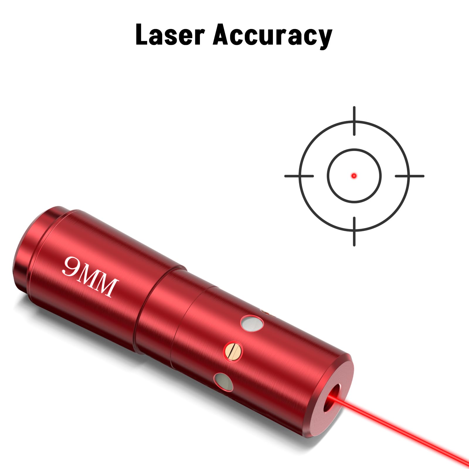 Snapklik.com : MidTen Bore Sight Laser 223 5.56mm/ 9mm/12 Gauge Laser ...