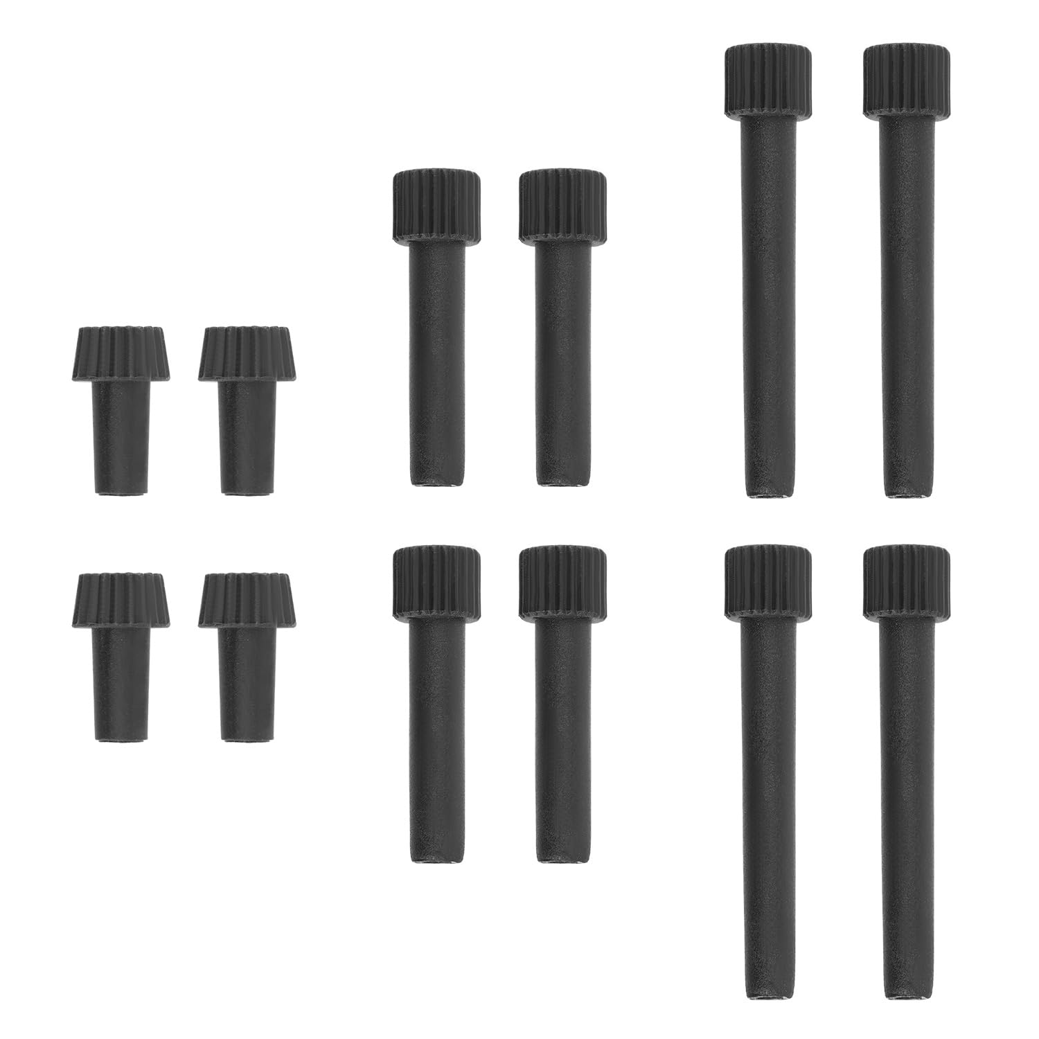 12pcs Lamp Switch Turn Knobs, Black Lamp Socket Knob with 3 Sizes Light ...