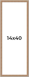 Amazon.com - 14x40 Frame Brown 60's Wooden Cabinet Solid Wood Picture ...