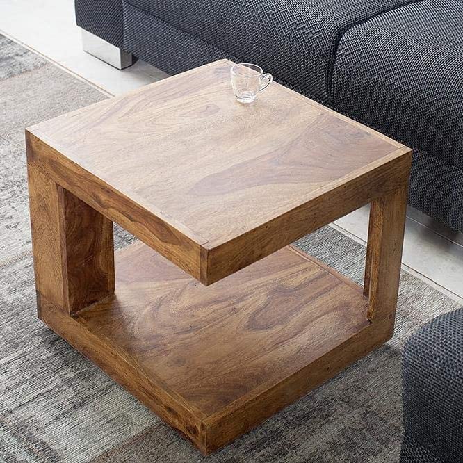 CHETAK FURNITURE Rectangle Wooden Center Coffee Table for Living Room ...