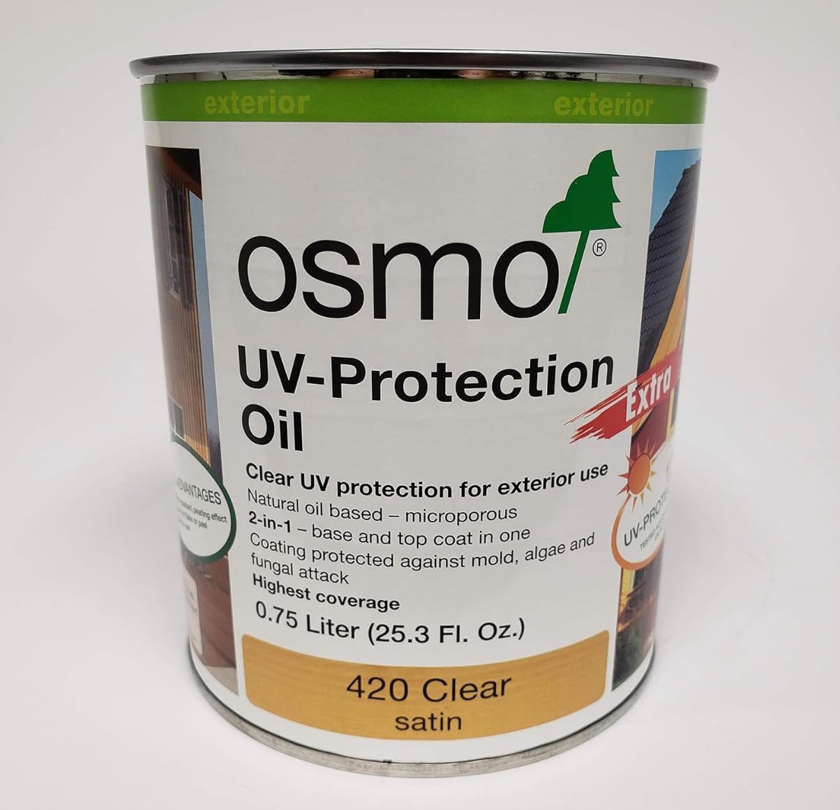Osmo - UV-Protection Oil - 420 Clear Extra - 0.75 Liter - Amazon.com