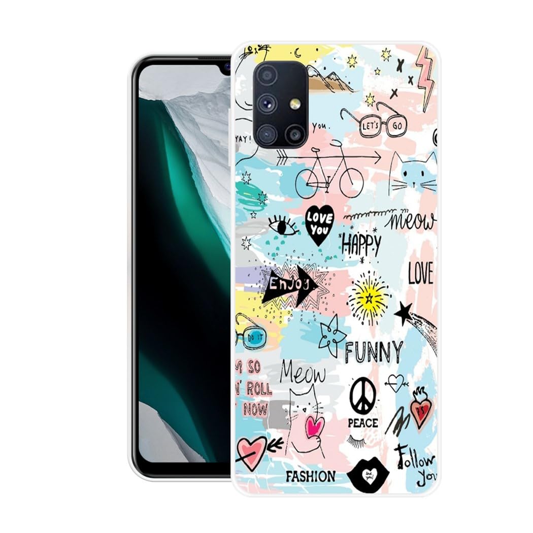 Looy Samsung Galaxy M51 Mobile Back Cover Back Case for Samsung Galaxy ...