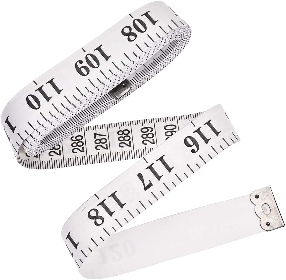 sourcing map Cloth Tape Measure for Body 300cm 120 Inch Metric Inch ...