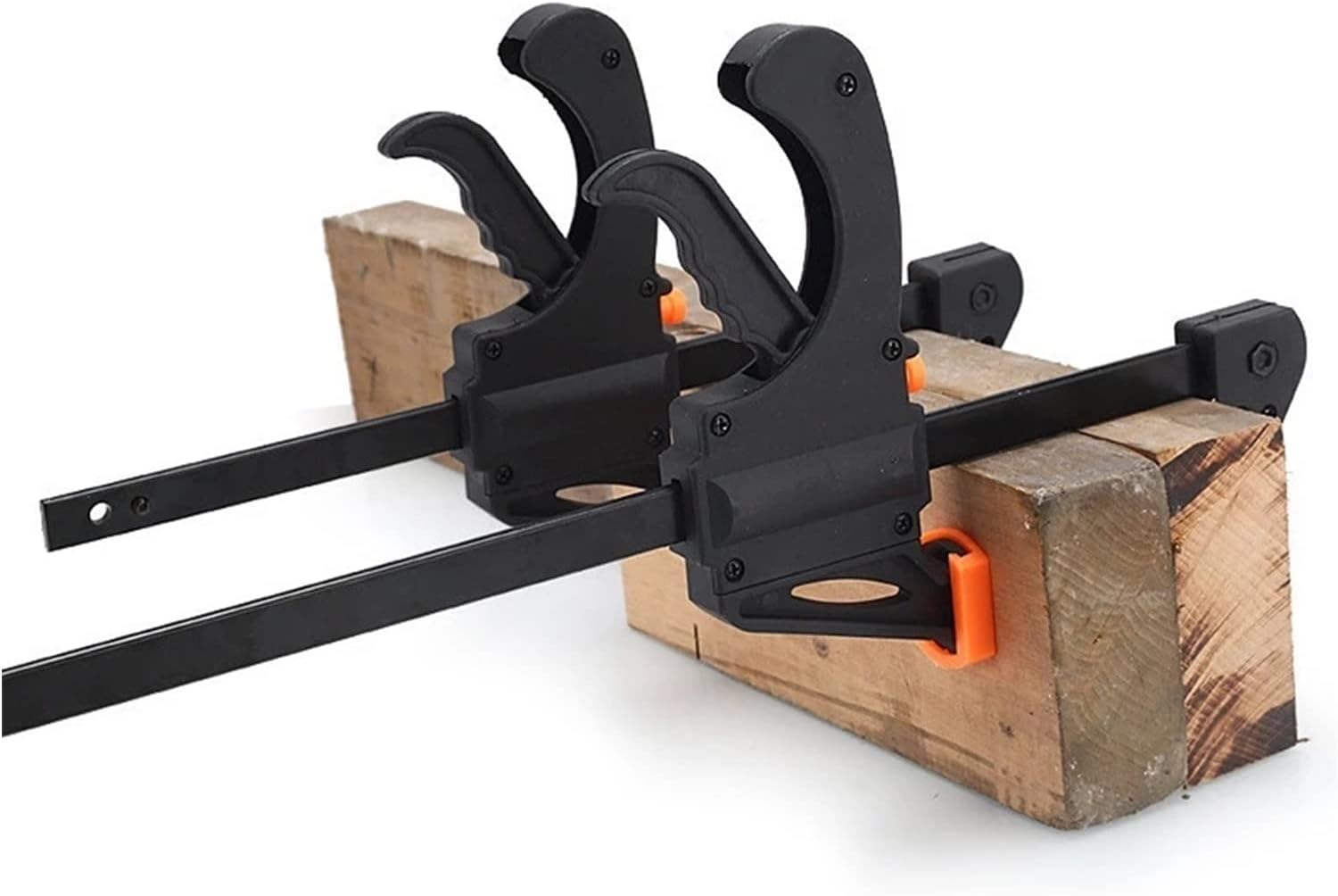 Angle Clamp Sets 4 Inch 1/2pcs quick ratchet release speed squeeze Wood ...