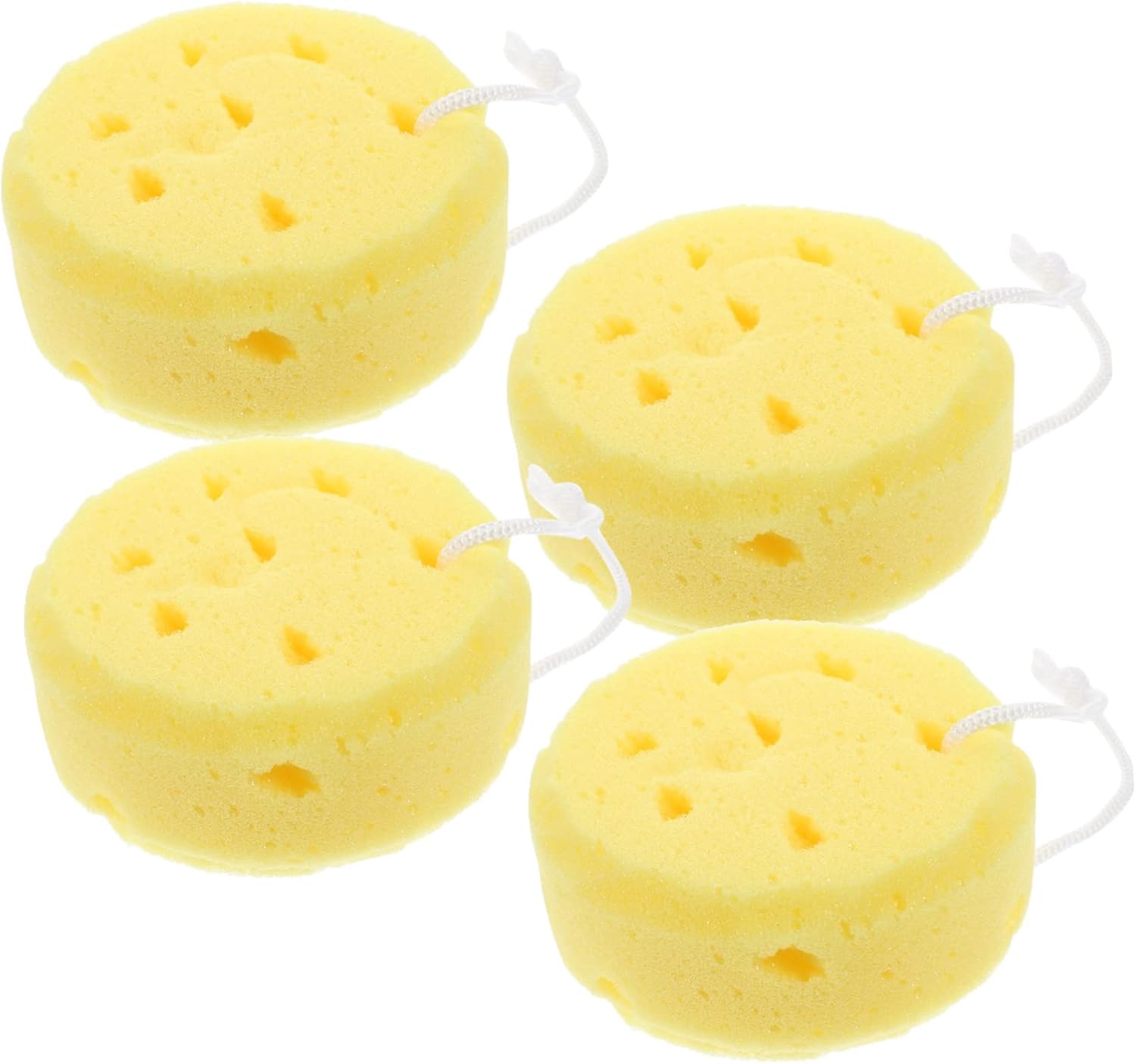 Amazon.com: FOMIYES 4pcs Round Bath Sponge Mens Natural Body Wash ...