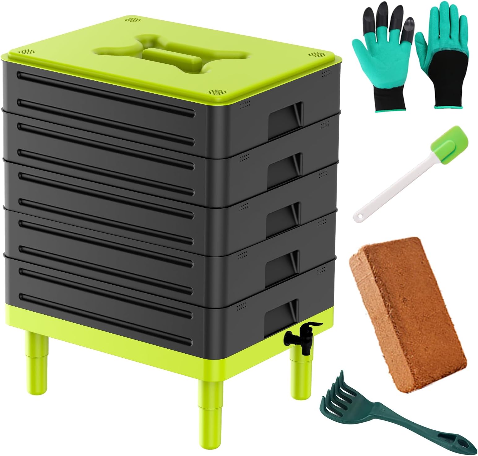Amazon.com : Worm Factory® 360 Black US Made Composting System for ...