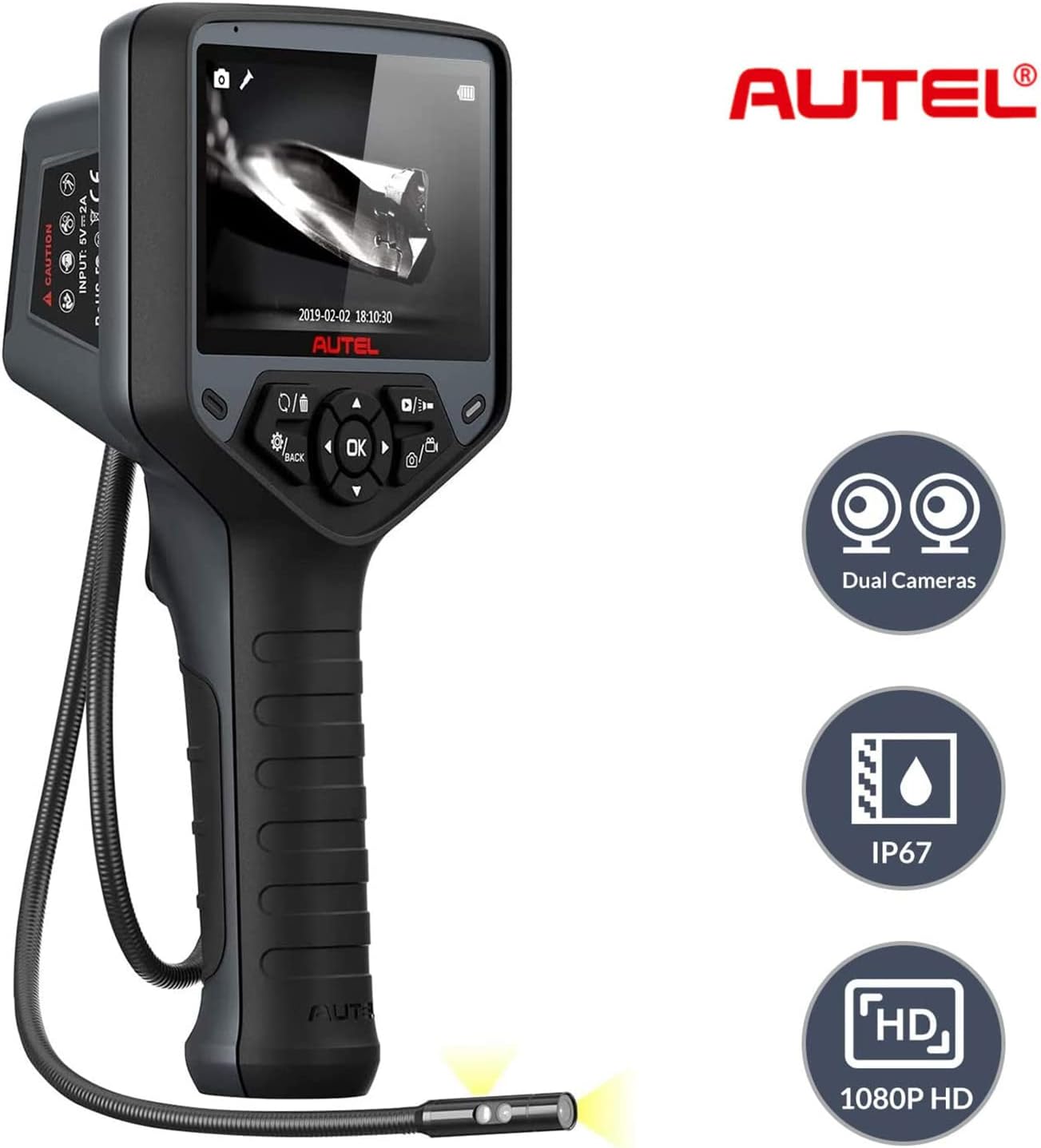 Amazon.com: Autel MaxiVideo MV480 Inspection Camera, 1080P HD ...