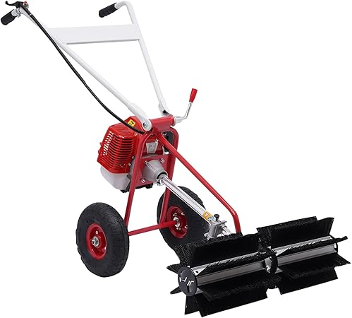 Amazon.com : 43cc 2-Stroke 1.7hp Portable Gas Power Held Sweeper Broom ...