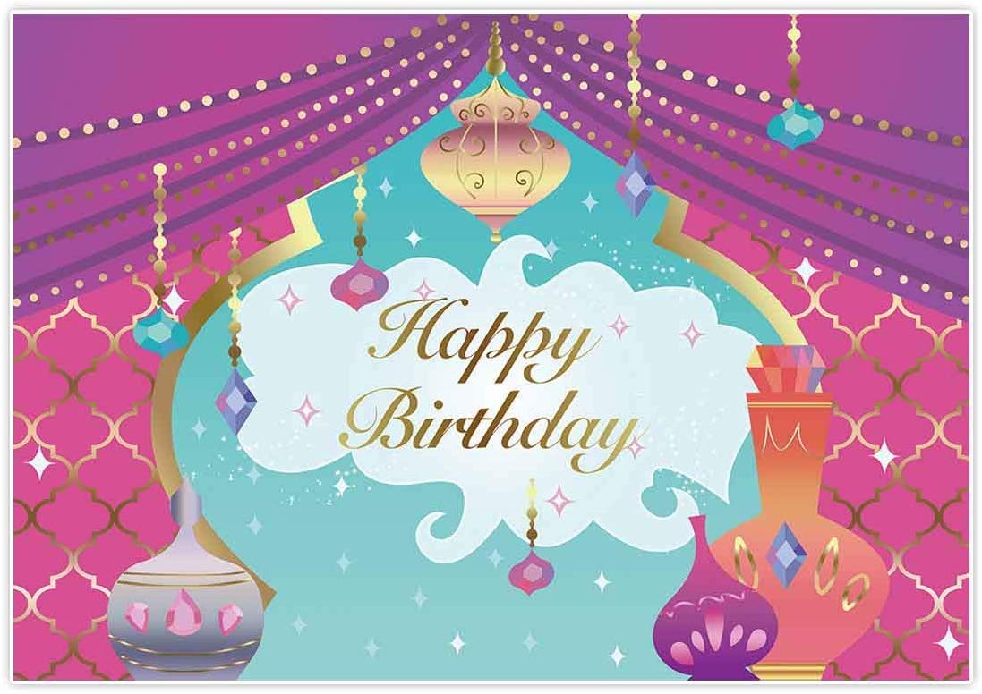 Edcott 10x8ft Arabian Night Moroccan Magic Elf Birthday Cake Birthday ...