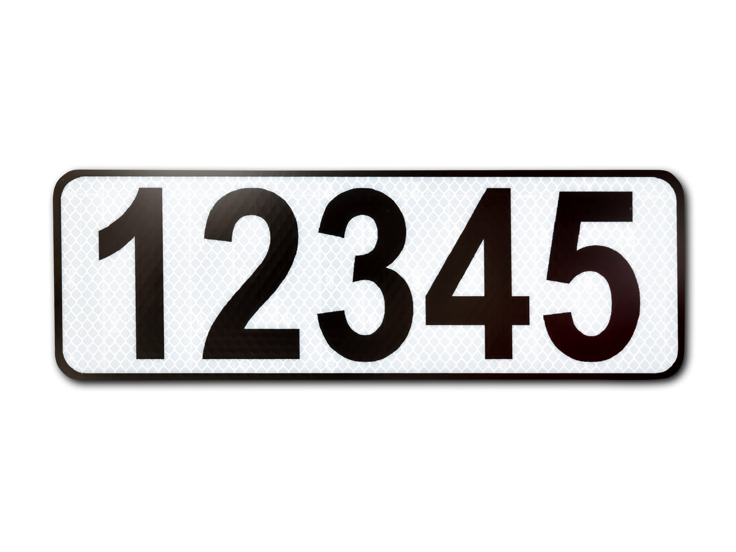 Amazon.com: Curb-N-Sign Reflective Customized house number Plaque – 911 ...
