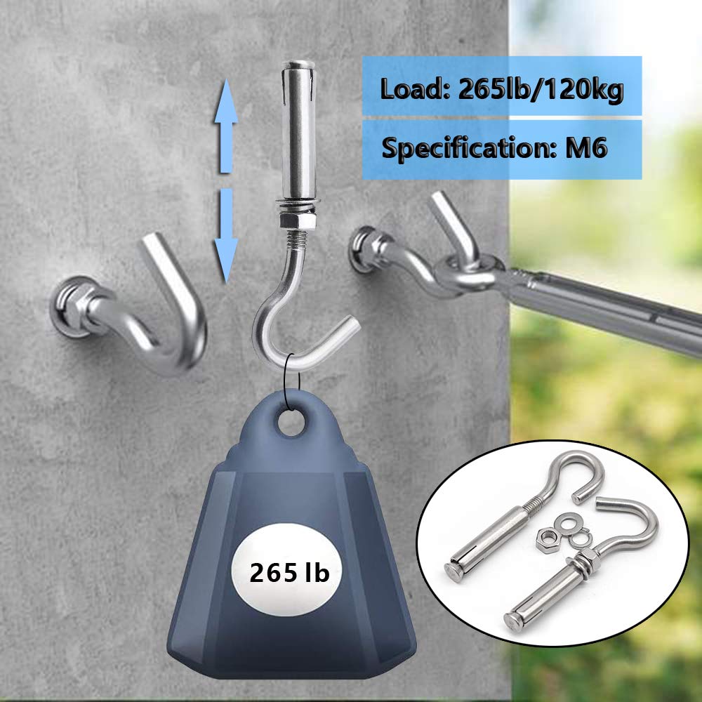 Snapklik.com : Concrete Wall Hook, Lsqurel 304 Stainless Steel Concrete ...