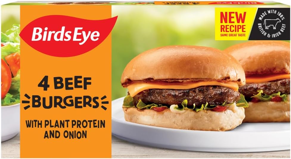Birds Eye 4 Beef Burgers 227g Uk Grocery