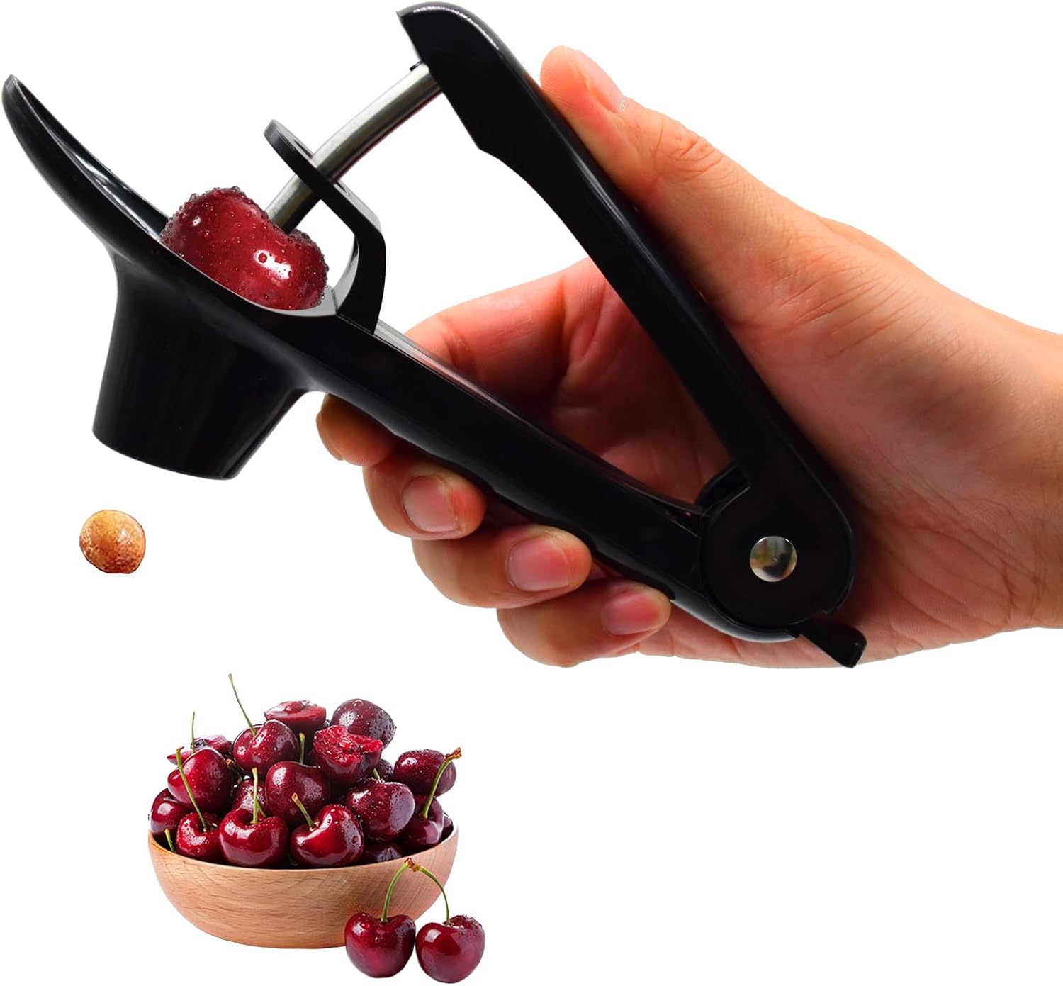 Cherry Pitter Tool, Olive Pitter and Fruit Pit Corer Remover Tool ...