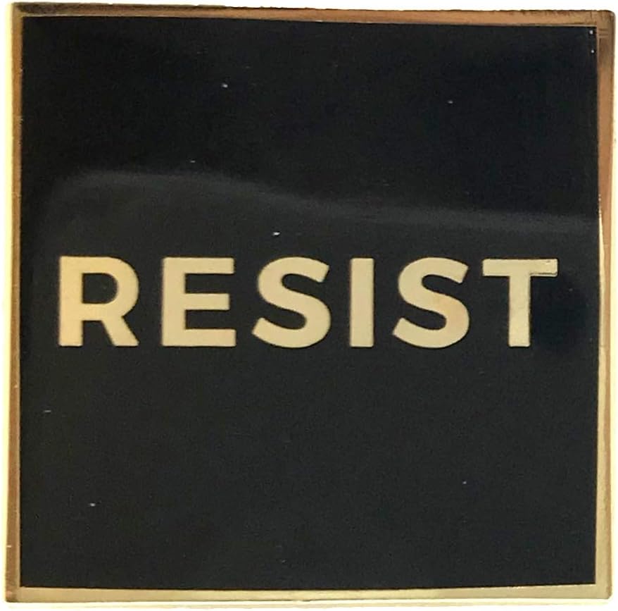 Amazon.com: Resistance Lapel Pin - Raised Fist Political Feminism ...