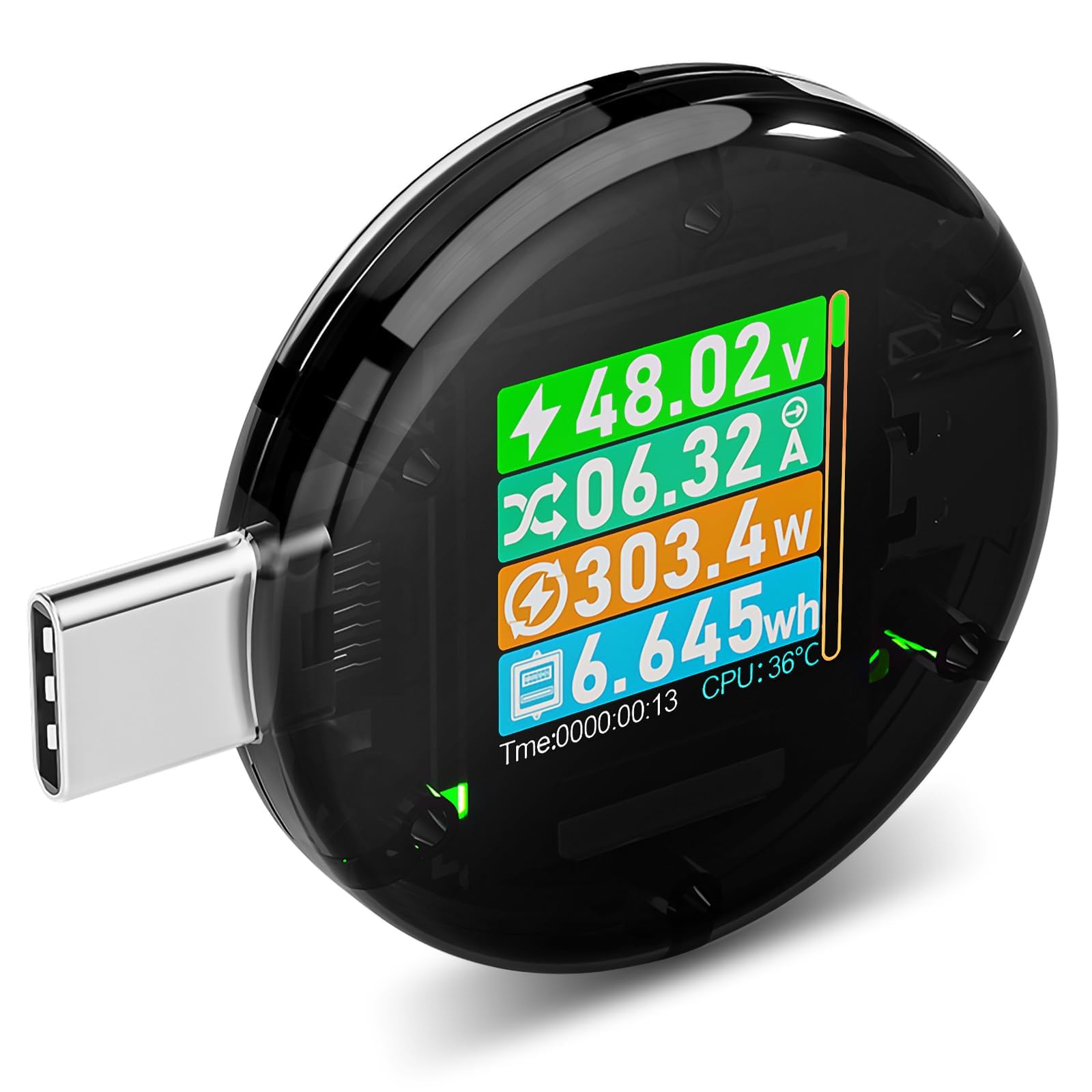 Buy KASTWAVE USB C Power Meter Testers, Type-C Voltmeter Voltage ...