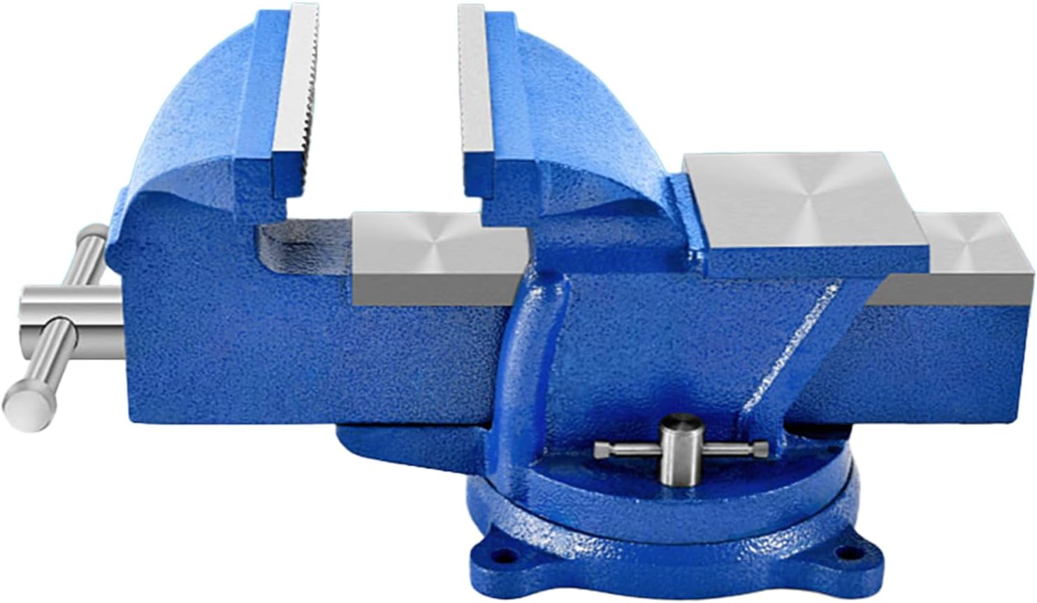 6" Heavy Duty Bench Vise, Pipe Vise Bench Vices with Anvil Swivel Table ...
