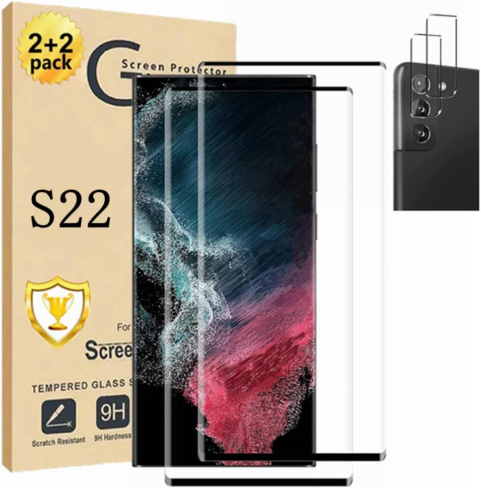 Amazon.com: Micger Galaxy S22 Screen Protector, 2 Pack Galaxy S22 ...