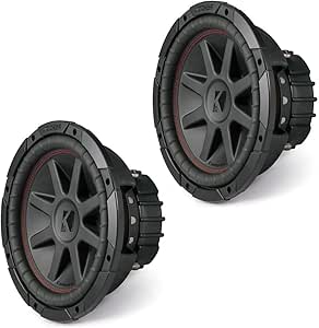 Amazon.com: Kicker 43CVR102 CompVR 10 Inch 1400 Watts 2 Ohm Dual Voice Coil Car Audio Subwoofer ...