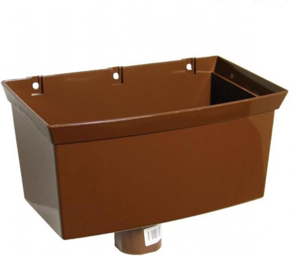 FLOPLAST 68mm Round Universal Gutter Hopper- Brown : Amazon.co.uk: DIY ...