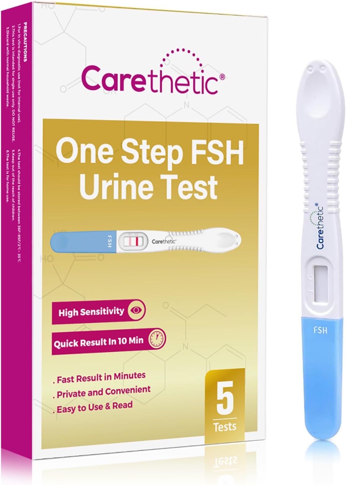 Amazon.com: HealCare FSH Menopause Rapid Test Strips, 5 Tests Menopause ...
