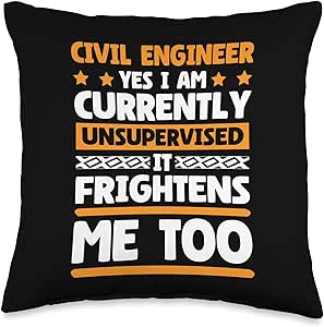 Amazon.com: Currently Unsupervised Civil Engineer Mechanical Engineer ...