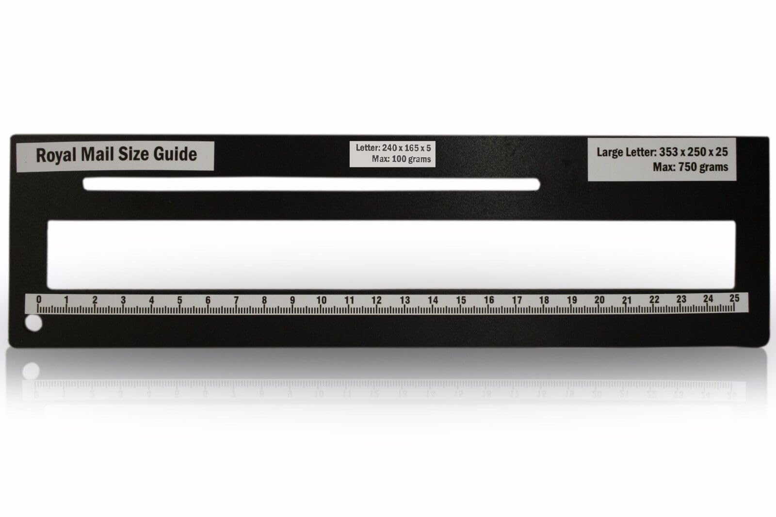 Royal Mail PPI Letter Size Guide Ruler Post Office Postal Price Postage ...