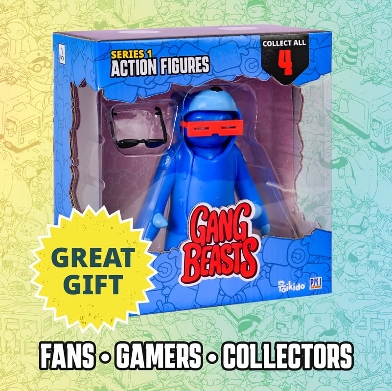 Snapklik.com : Gang Beasts Blue Bear Costume Fighter Accessories Gamer ...