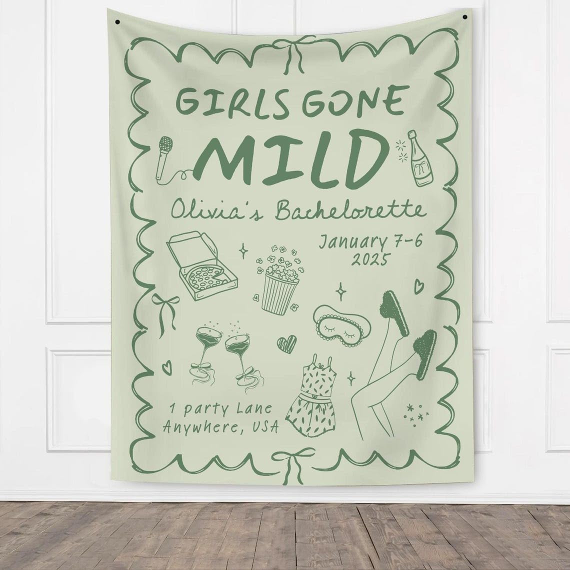 Amazon.com: Personalized Girls Gone Mild Party Decor, Bachelorette ...