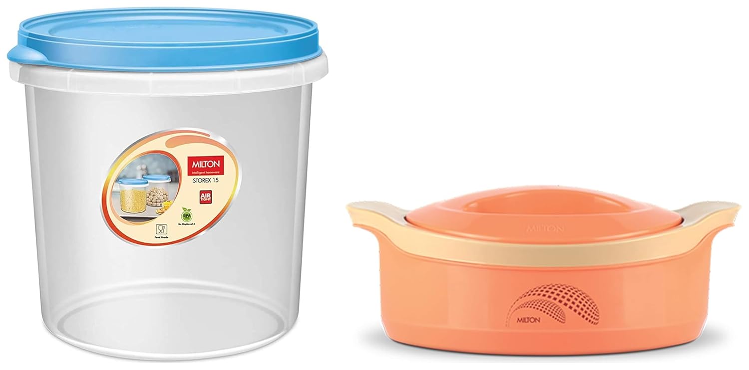 Buy Milton New Marvel 1500 Inner Steel Casserole, 1240 ml, Orange ...