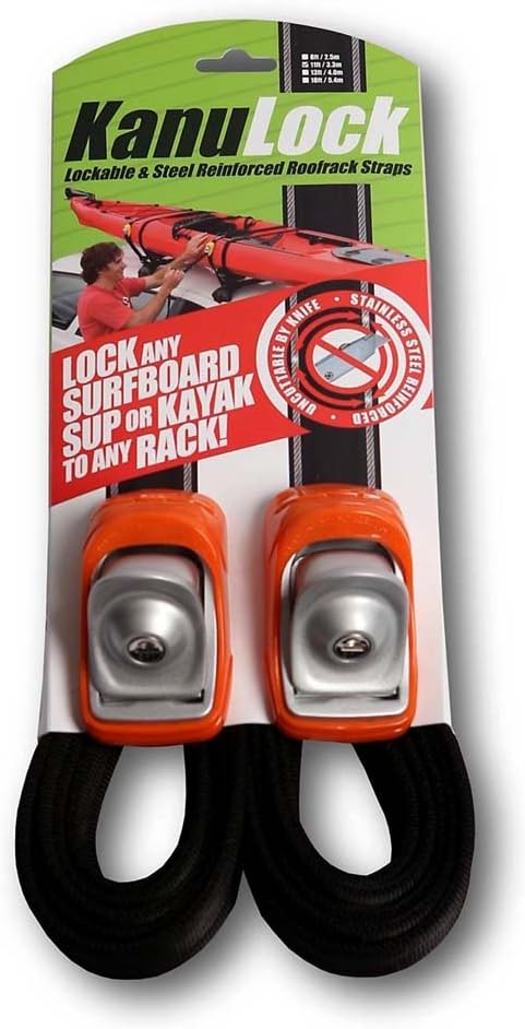 Amazon.com: Kanulock Lockable Reinforced Stainless Steel Tie Down ...