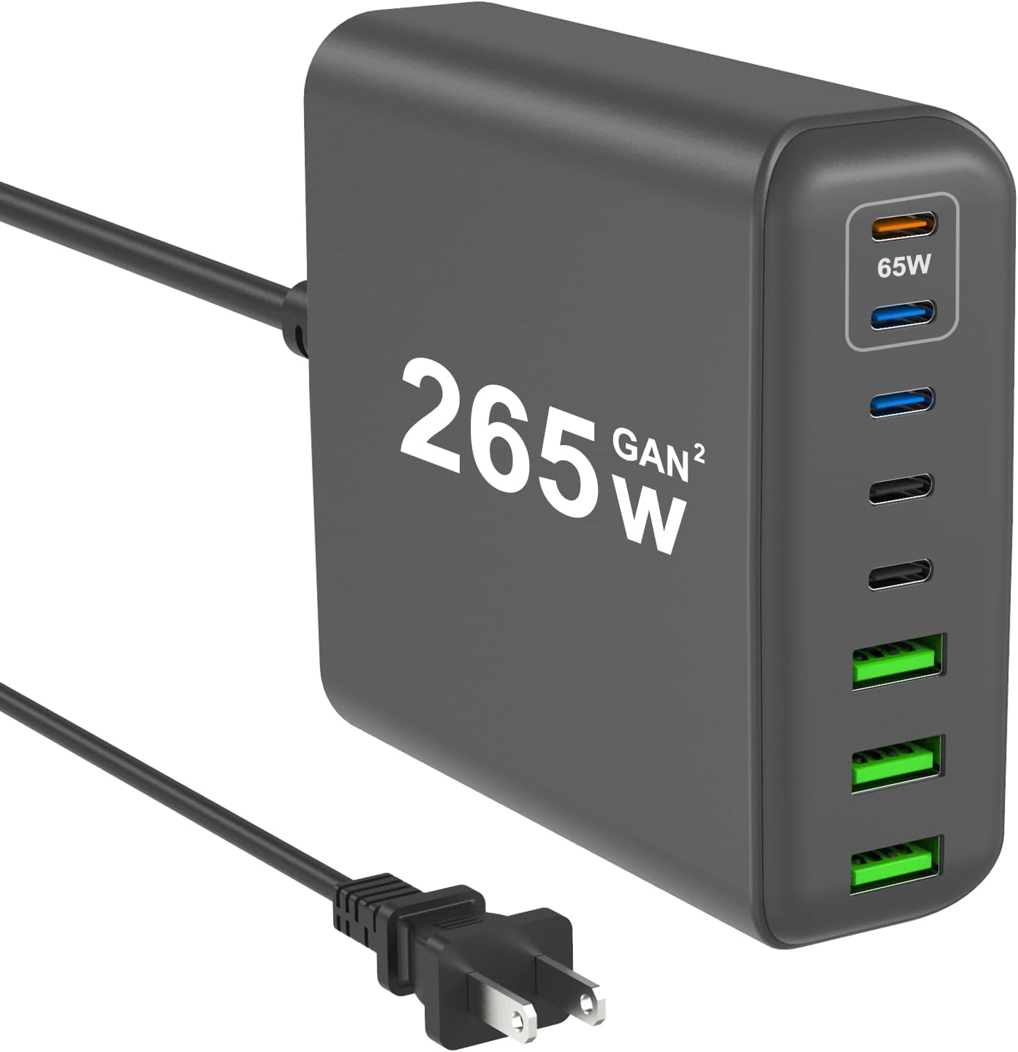 Amazon.com: Anker Charger, 60W 6 Port Charging Station, PowerPort 6 ...