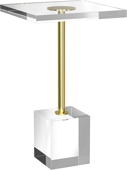 Amazon.com: Acrylic Side Table, Acrylic End Table, Lucite Side Table ...