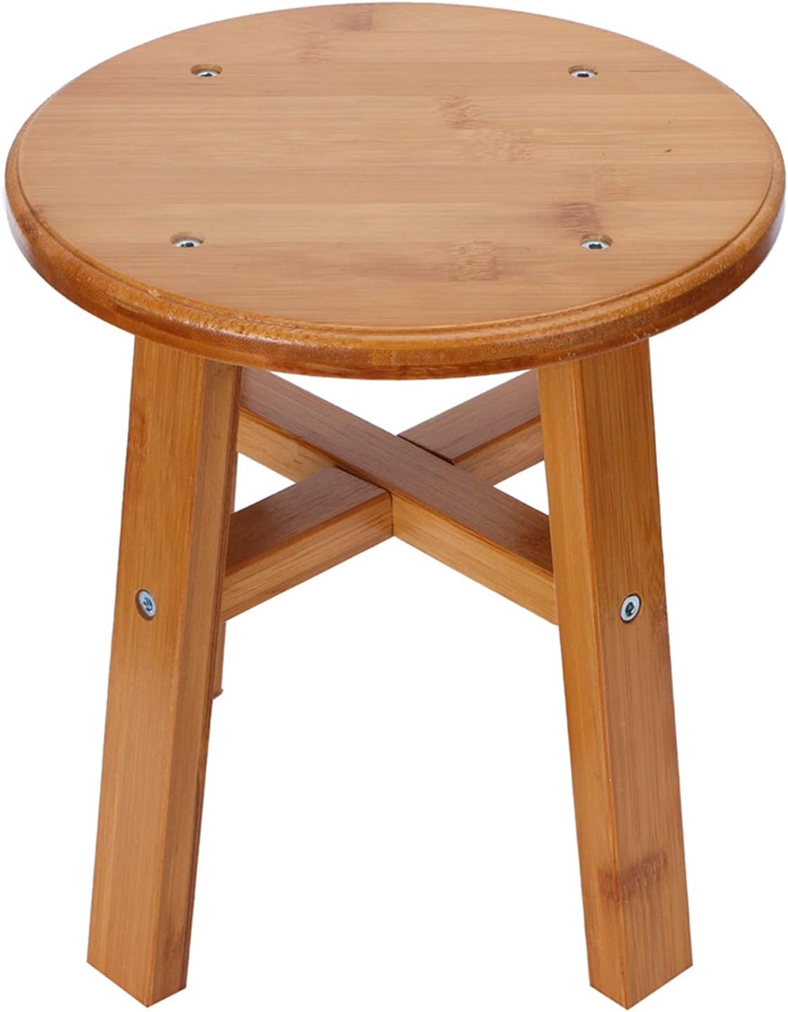 Amazon.com: Yesland Wood Stool, Bamboo Small Low Stool Mini Plant Stool ...