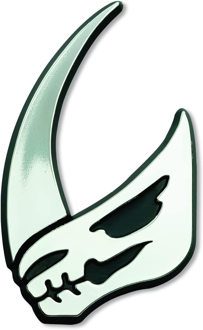 Amazon.com: FSM Jolly Pirate Fish Plastic Auto Emblem - [Silver][4 1/4 ...