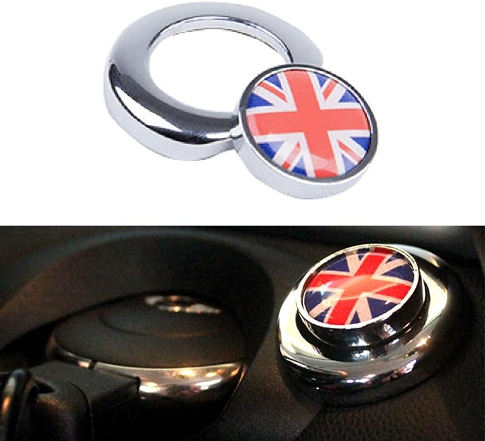 MINI Genuine Union Jack UK/British Flag Wing Mirror Cap Black Right ...
