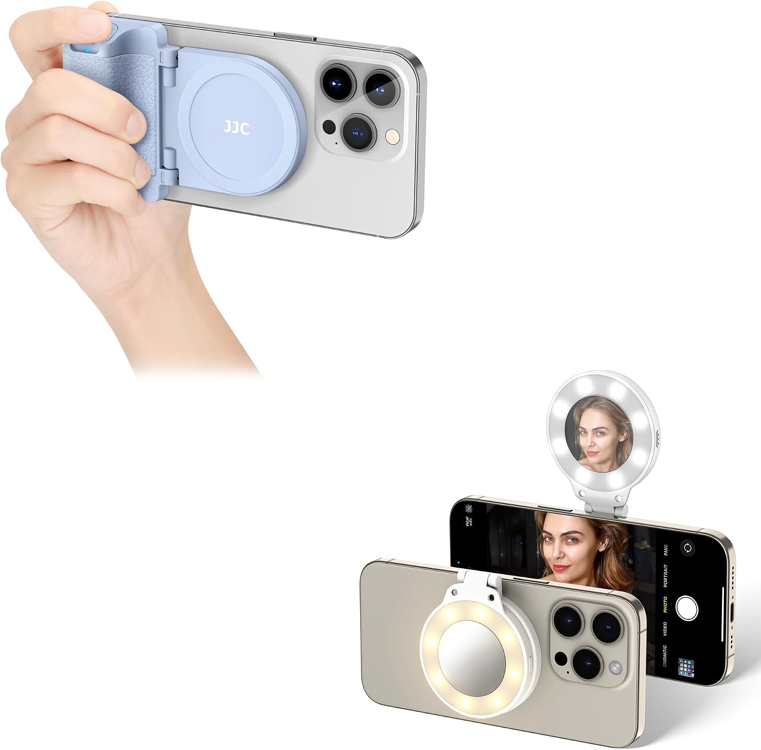Amazon.com: Smartphone Remote Grip Handle with Magnetic Phone Selfie ...