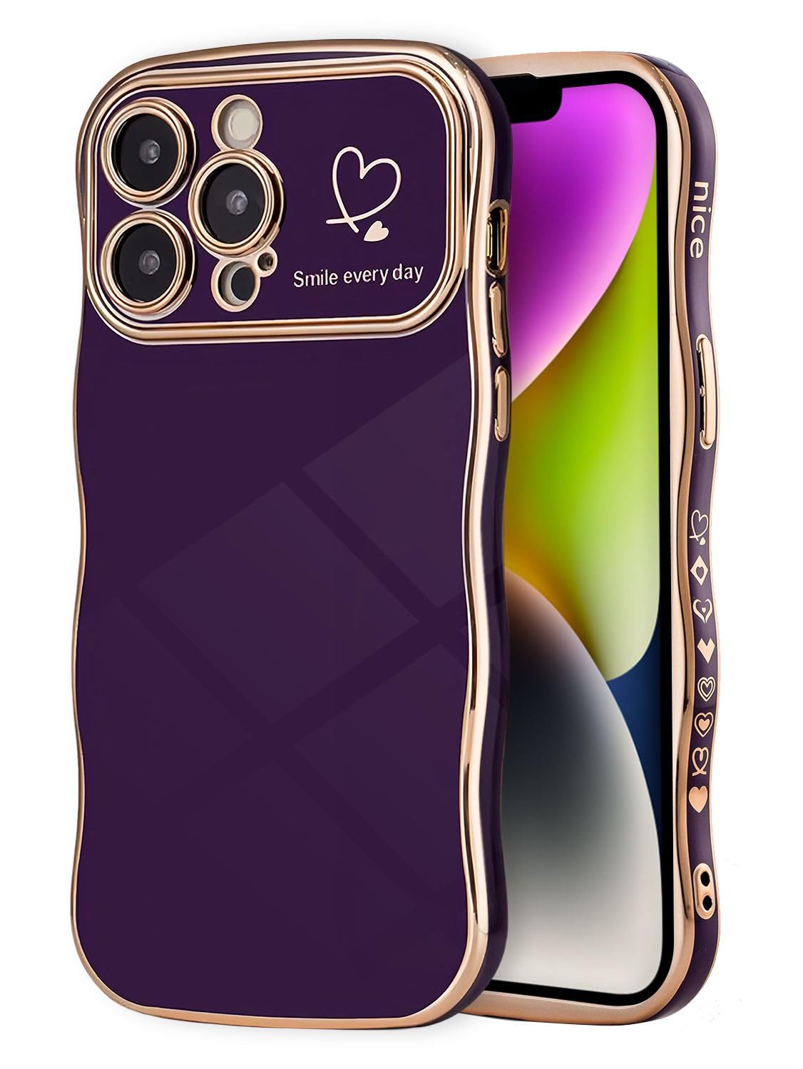 Amazon.com: IAIYOXI for iPhone 16 Pro Max Case for Women & Girls - Cute ...