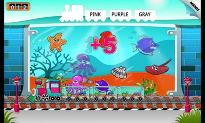 Free Kids iAnimal Train Preschool and Kindegarten Learning Matching and ...